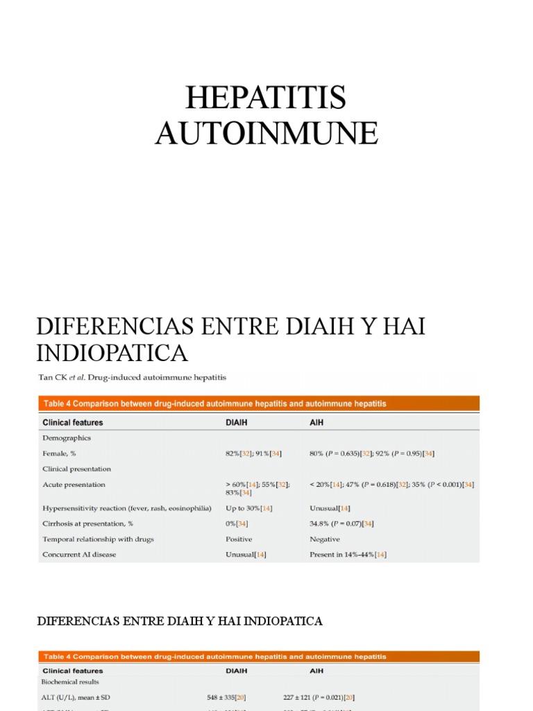 Hepatitis Autoinmune | PDF