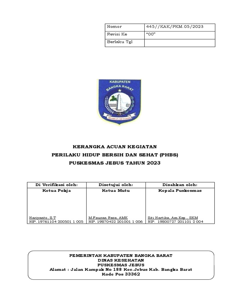 Kak PHBS | PDF