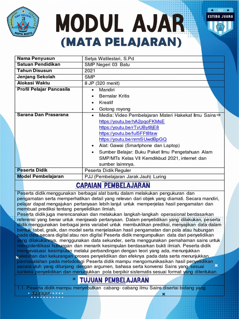 Modul Ajar Copas | PDF