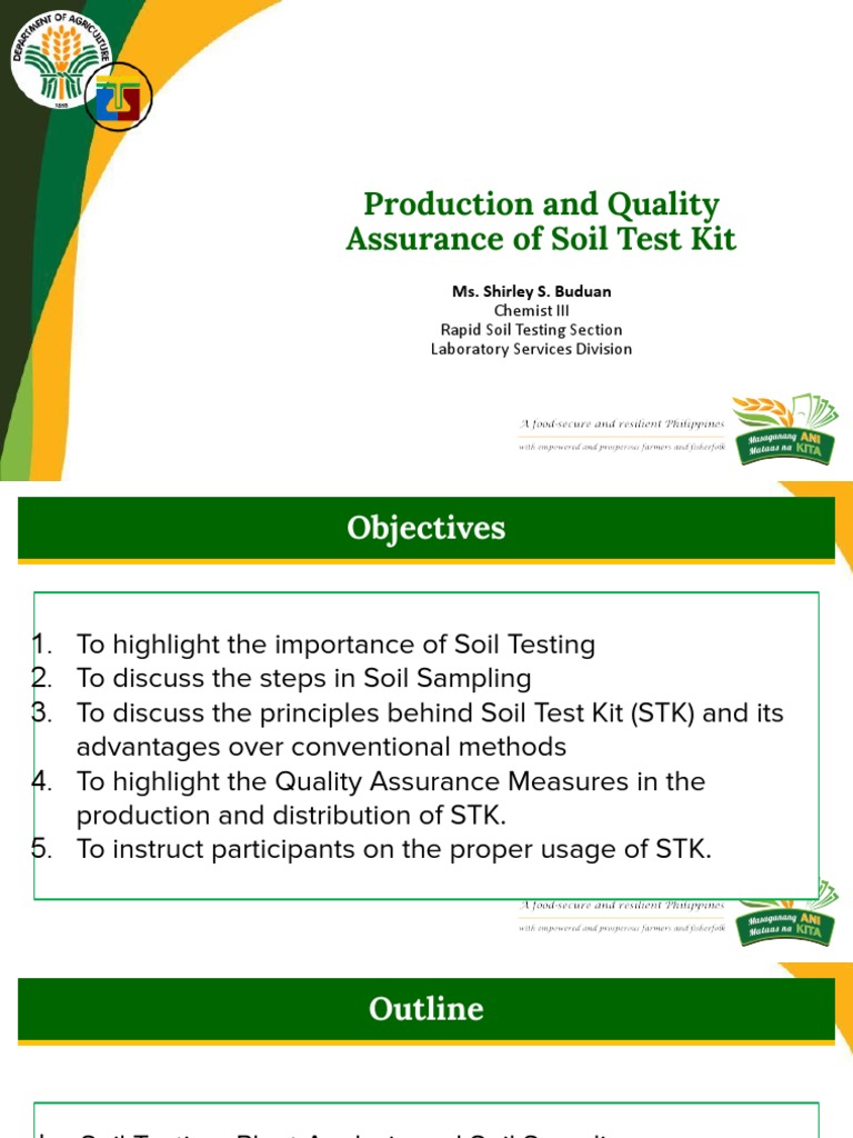 Production and Quality Assurance of Soil Test Kit | PDF | Soil | Ph