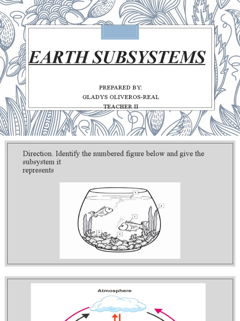 Earth Subsystems | PDF | Social Science | Home & Garden