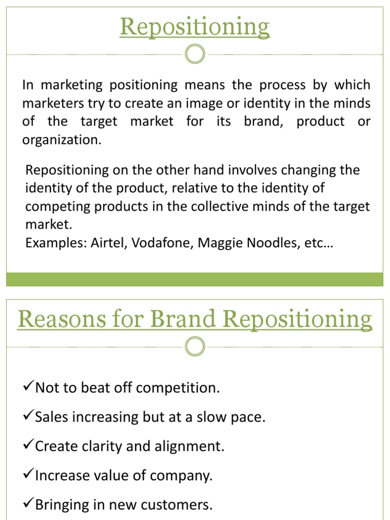 Brand Repositioning | PDF