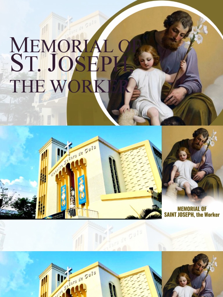 May 1, Memorial of St. Joseph, The Worker | PDF