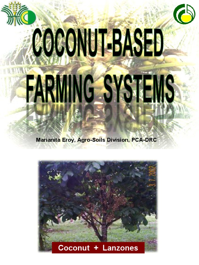 Coconut Based Farming System | PDF