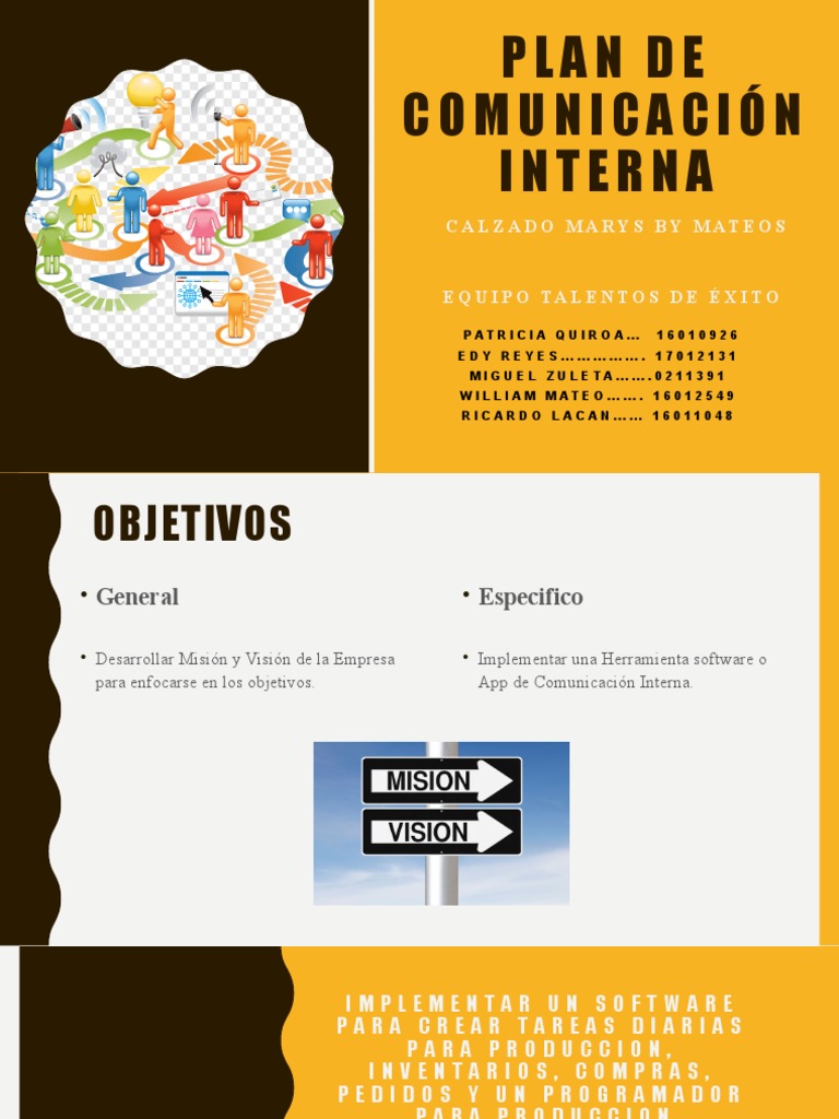 Plan de Comunicación Interna Presentacion | PDF