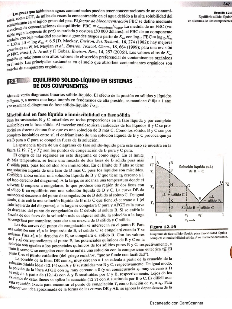 Tema II Equilibrio Sólido-Líquido, material complementario (1) | PDF