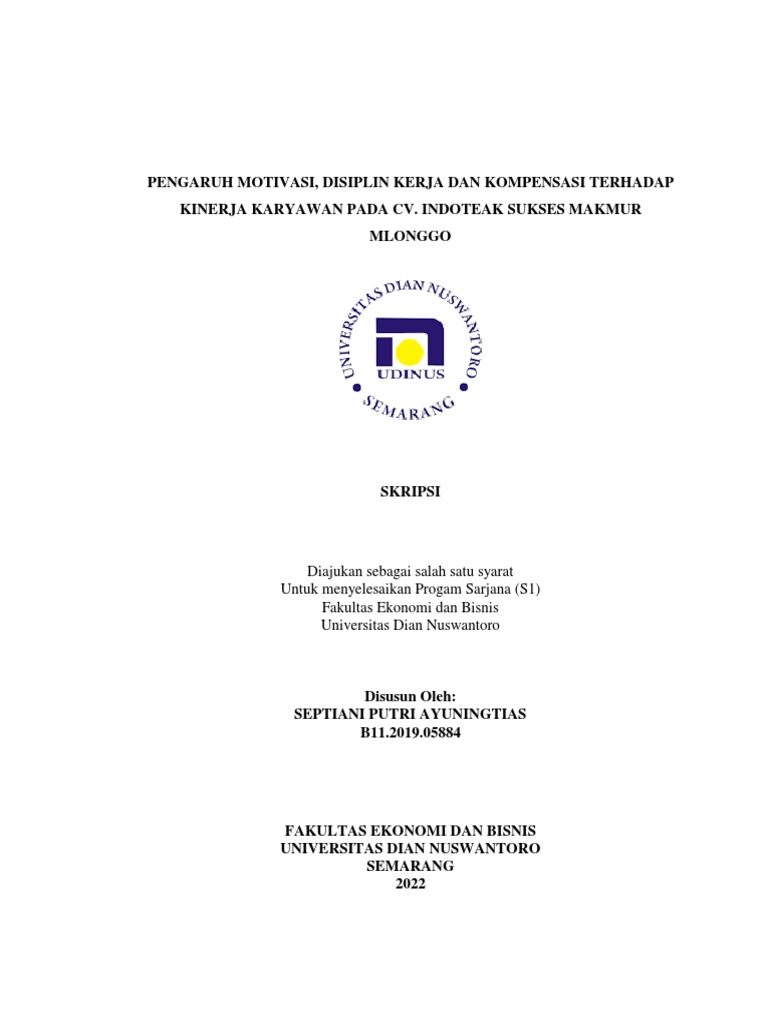 Proposal Revisi Tias | PDF