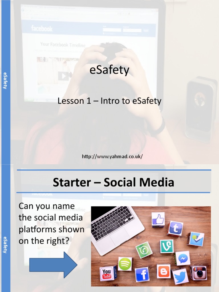 Lesson 1 - Intro To Esafety | PDF | Internet | Popular Culture & Media ...