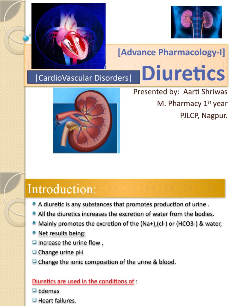 Diuretics | PDF | Kidney | Medical Specialties