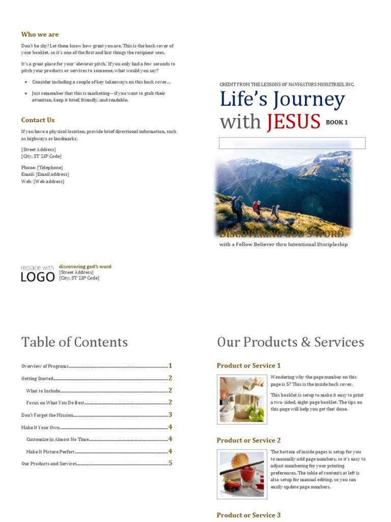 Life's Journey Booklet Book1 | PDF | Page Layout | Human Communication