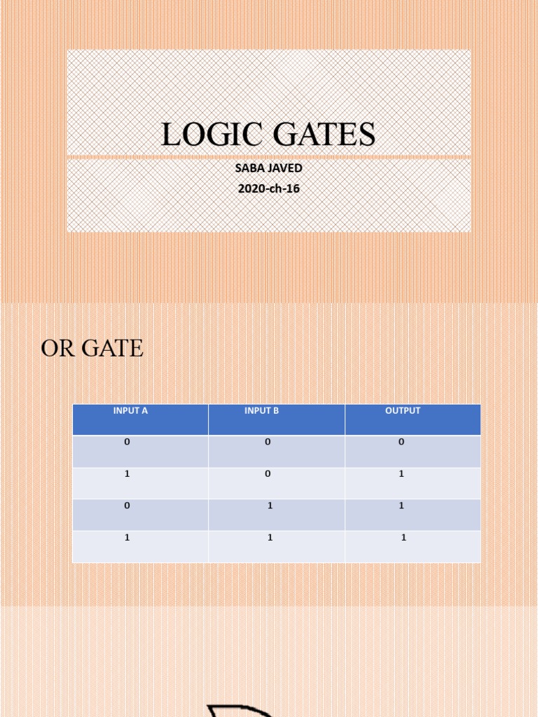 Logic Gates | PDF