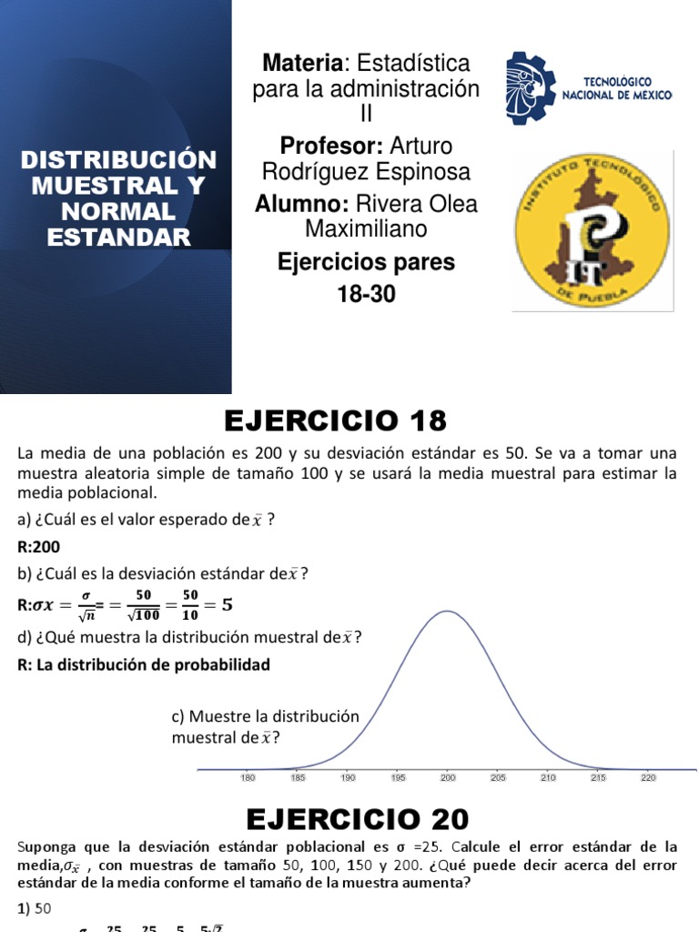 Distribuci__n_normal_y_normal_estandar_Rivera_Olea_Maximiliano.pdf | PDF | Media | Desviación ...