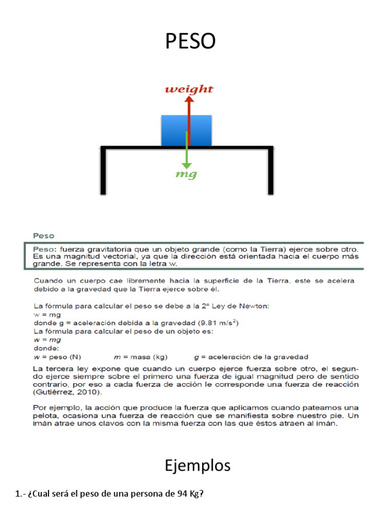 Cálculo de Masa y Peso en Diferentes Gravedades | PDF