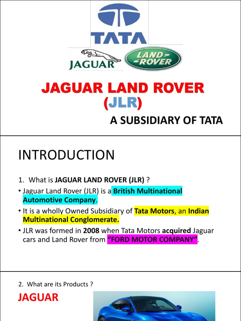 Jaguar Land Rover | PDF | Car | Automotive Industry