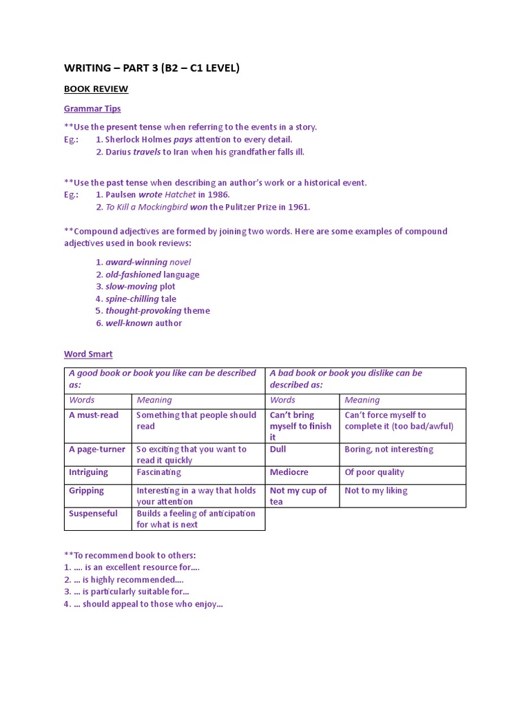 Writing - Part 3 - Ex 2 | PDF | Sherlock Holmes