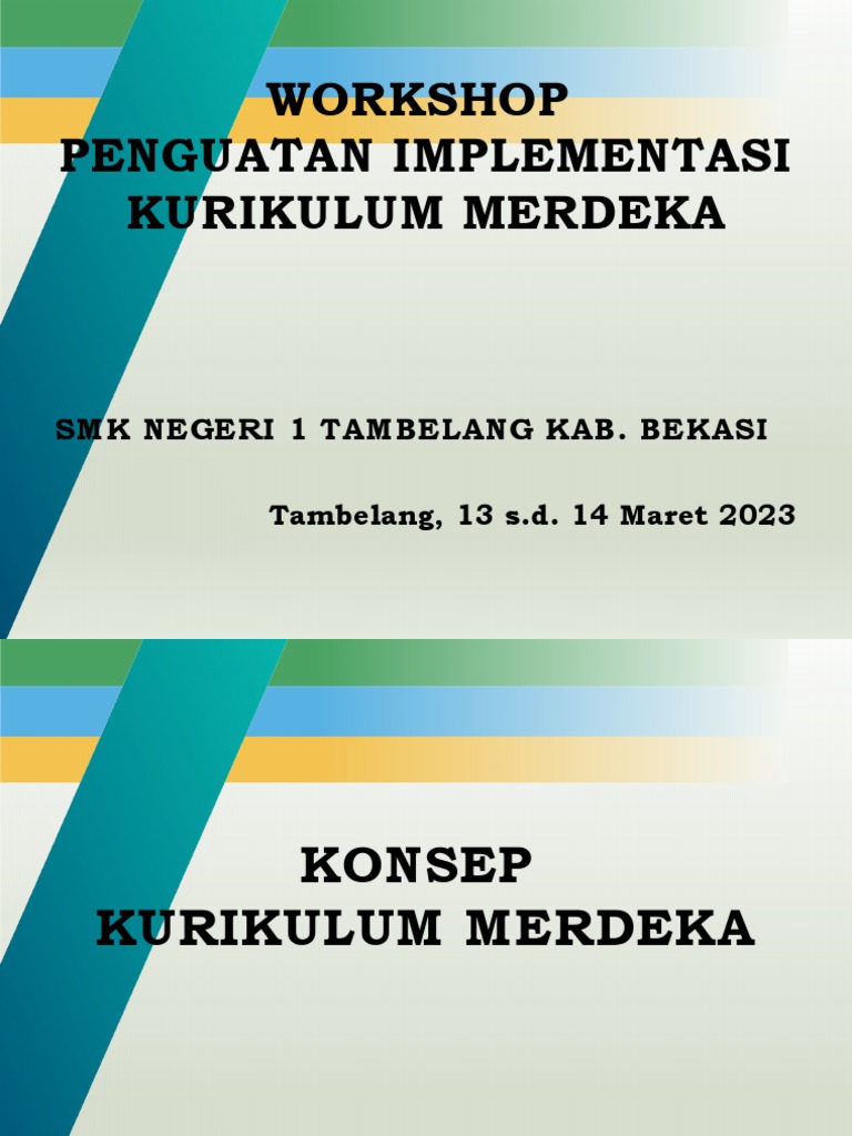 Konsep Kurikulum Merdeka SMK | PDF | Karier & Perkembangan | Seni