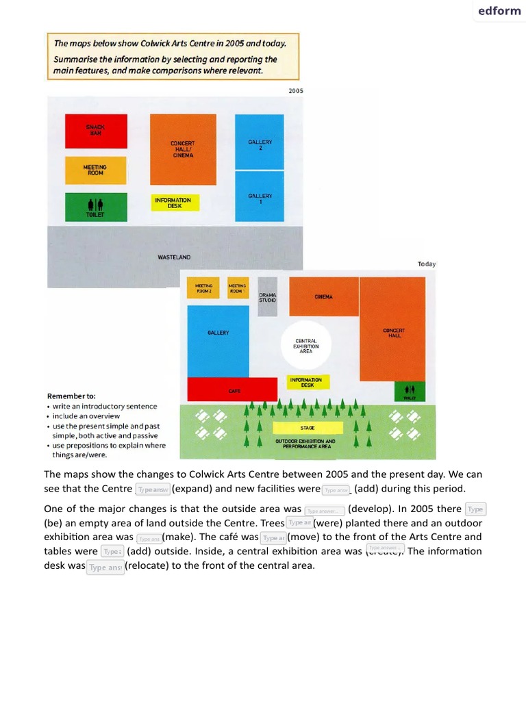Print Unit 2. Past Simple (Map Description) - Edform | PDF