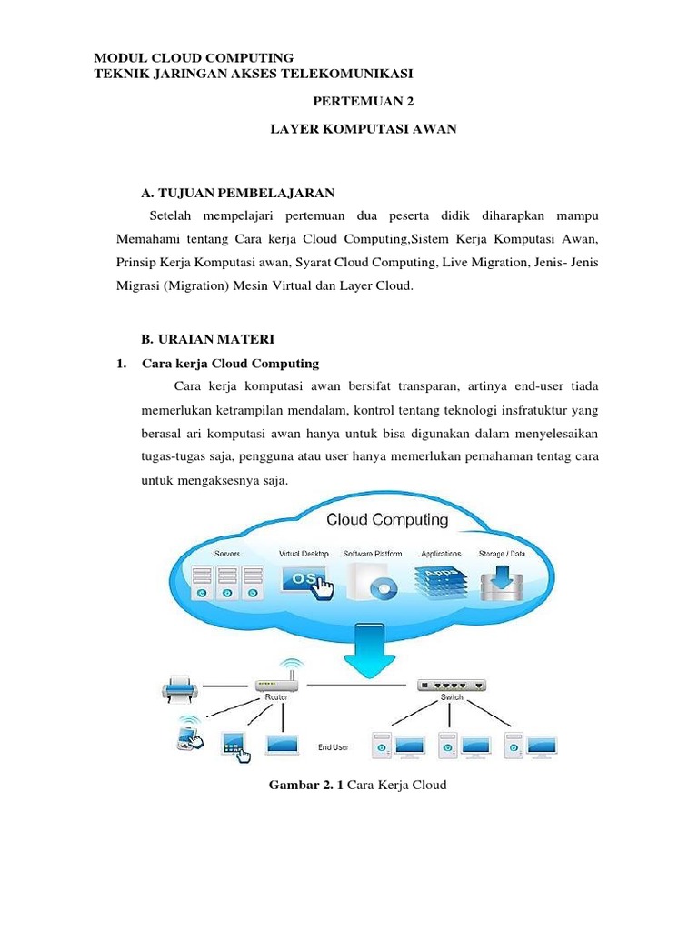 Modul Cloud Computing - p2 | PDF