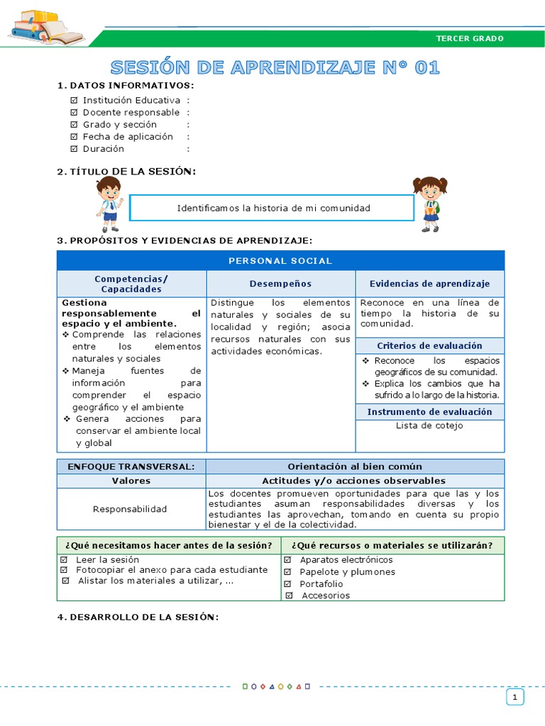 Sesiones de Aprendizaje - EDA VI Semana 1 - Editora Quipus Perú | PDF | Evaluación | Aprendizaje