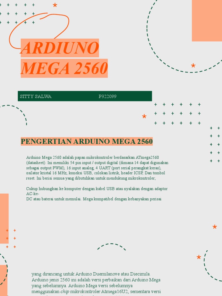 Arduino Mega 2560 | PDF | Metode & Bahan Ajar | Komputer
