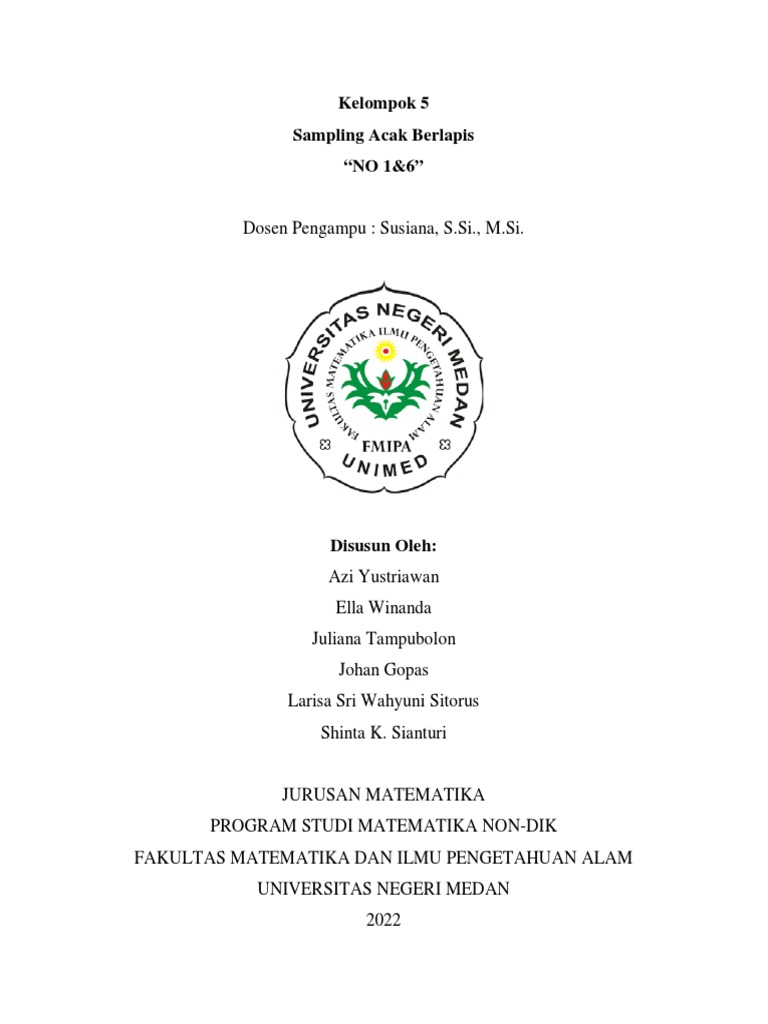 PSM 20 B - Kelompok 5 - Teknik Sampling - SAB | PDF