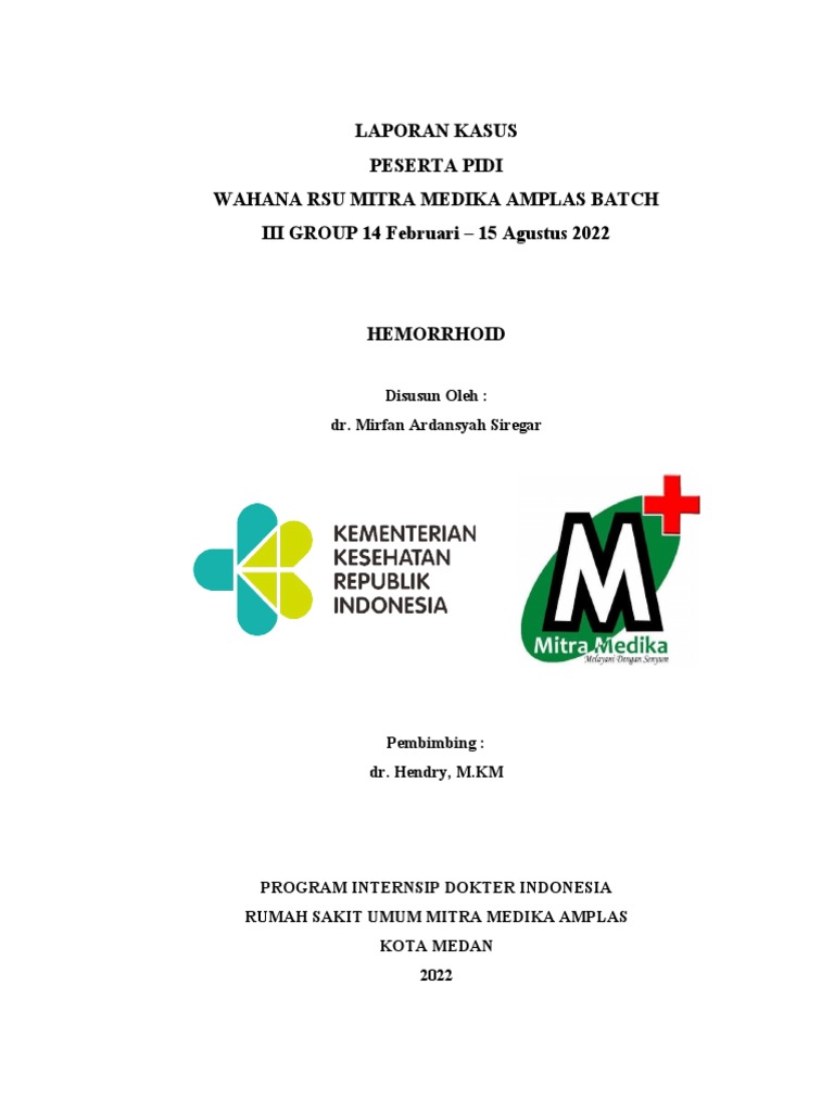Vena Rectalis Inferior dan Hemoroid | PDF | Sains & Matematika