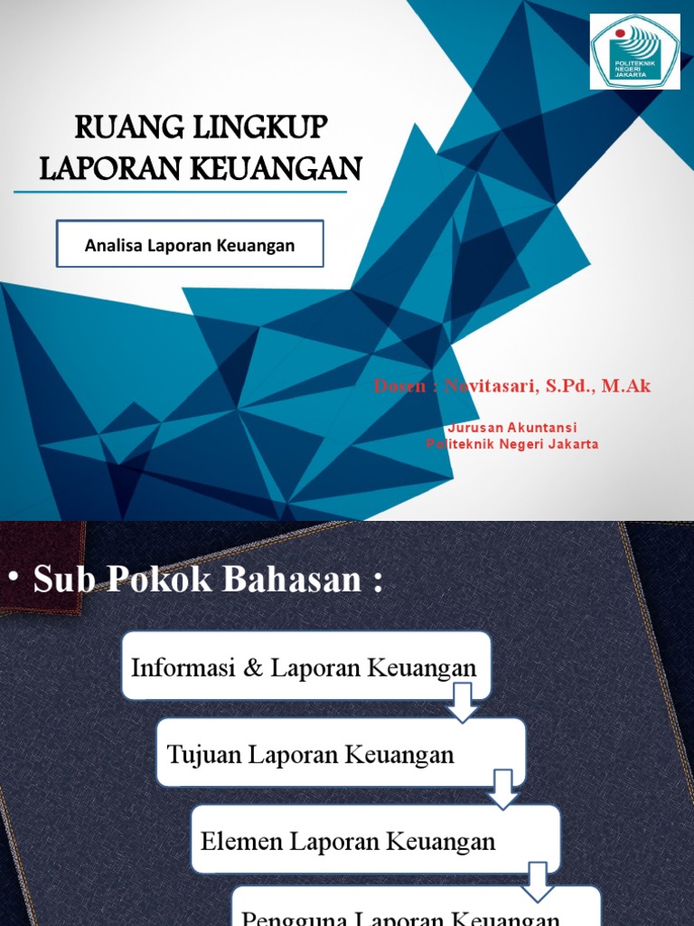 Dasar Laporan Keuangan | PDF | Pengelolaan Keuangan & Uang