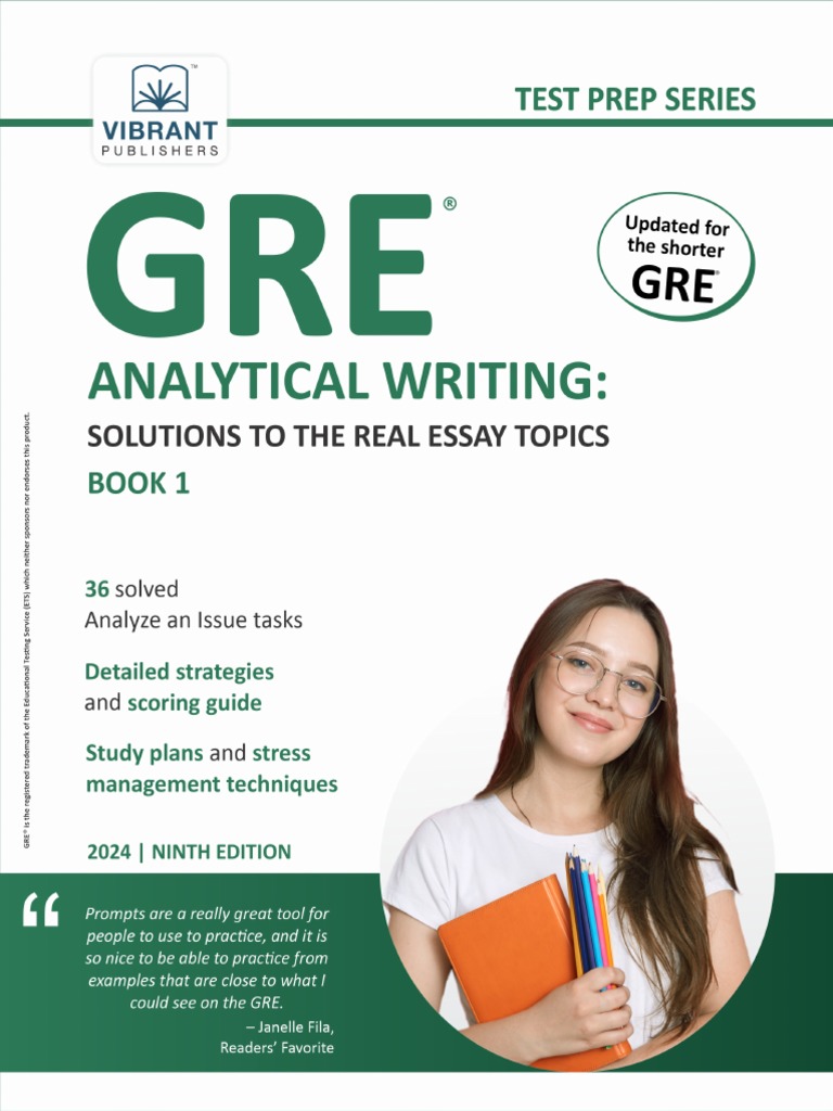 GRE Analytical Writing Book1 - 2024 SAMPLE | PDF | Graduate Record Examinations