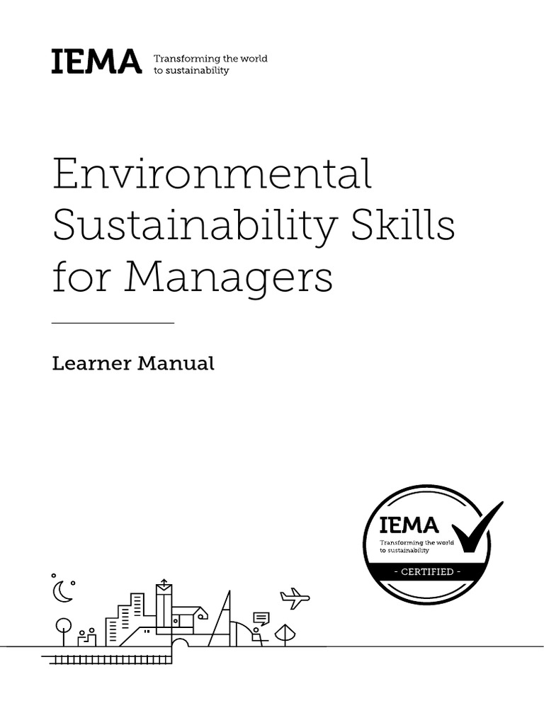 IEMA Environmental Sustainability Skills for Managers Learner Manual ...