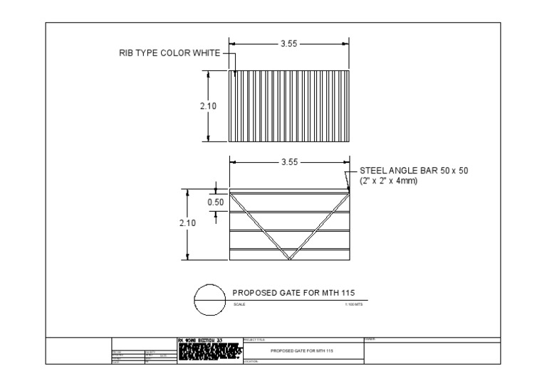 Proposed Gate - MTH 115 | PDF