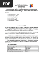 Resolution Realignment Sample Format | PDF | Philippines