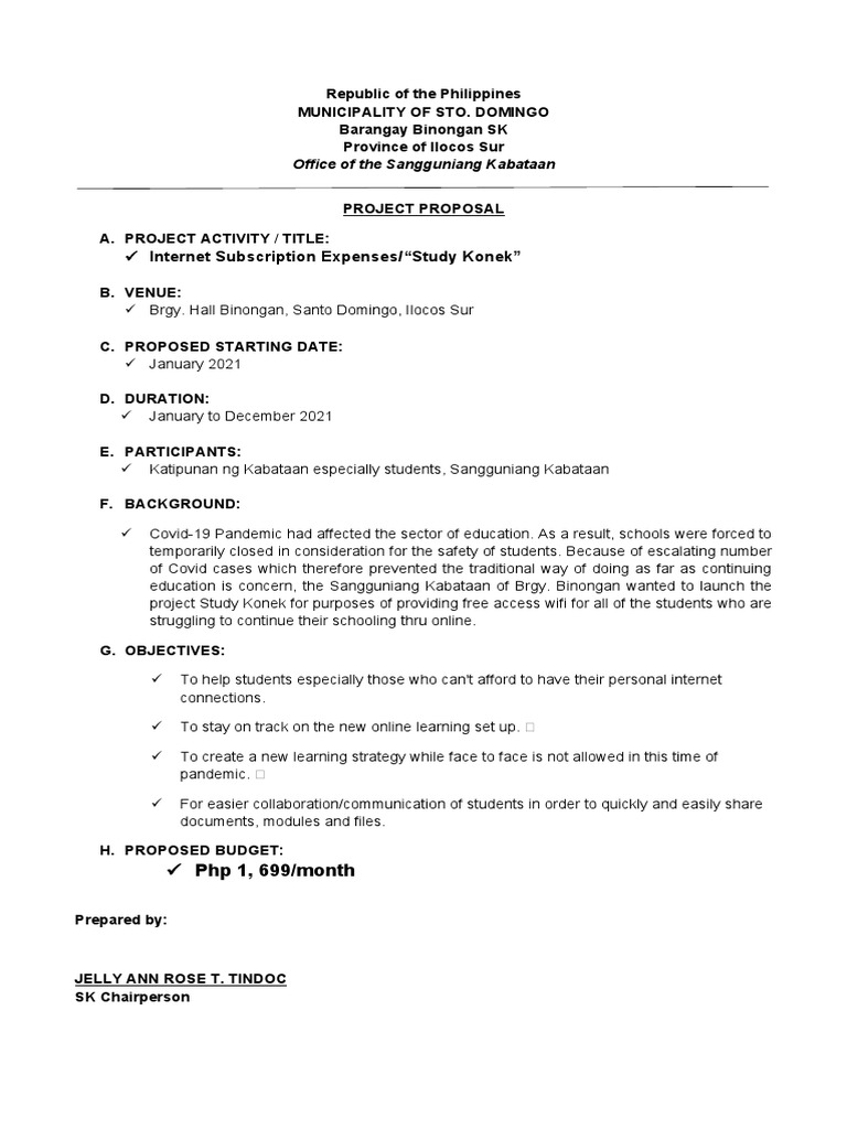 Project Proposal Wifi | PDF