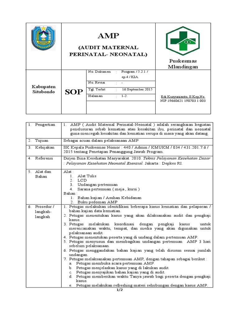 Sop Amp | PDF | Sains & Matematika