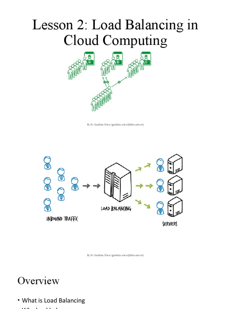 Lesson 2 Load Balancing Pdf Load Balancing Computing Internet And Web