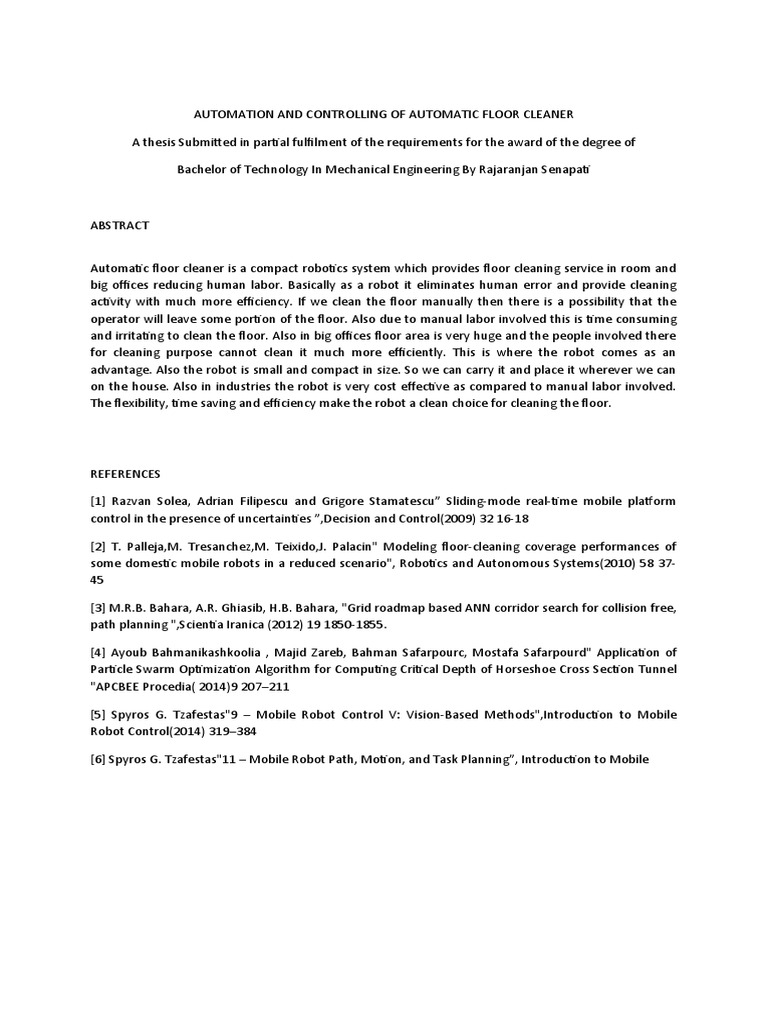 Abstract Research | PDF | Robot | Robotics