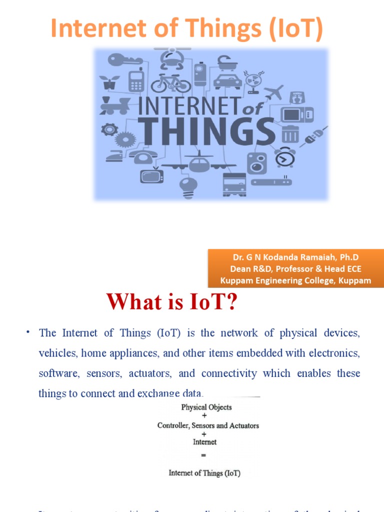 IoT Presentation | PDF | Internet Of Things | Computing