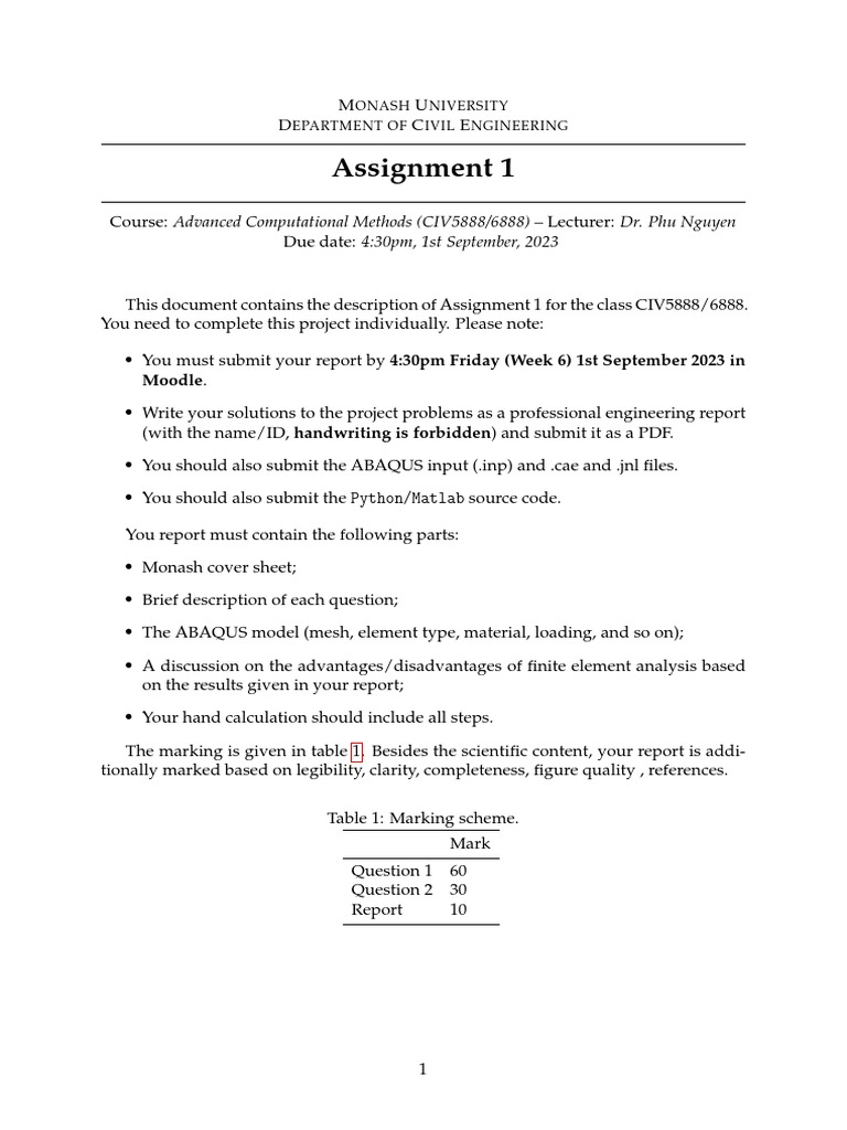 Assignment 1 | PDF | Cross Section (Physics) | Applied And Interdisciplinary Physics