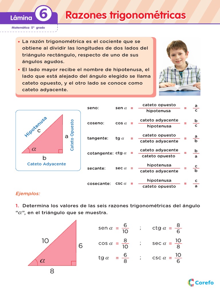 2018 Mat5p U9 Lamina Razones-Trigonometricas | PDF