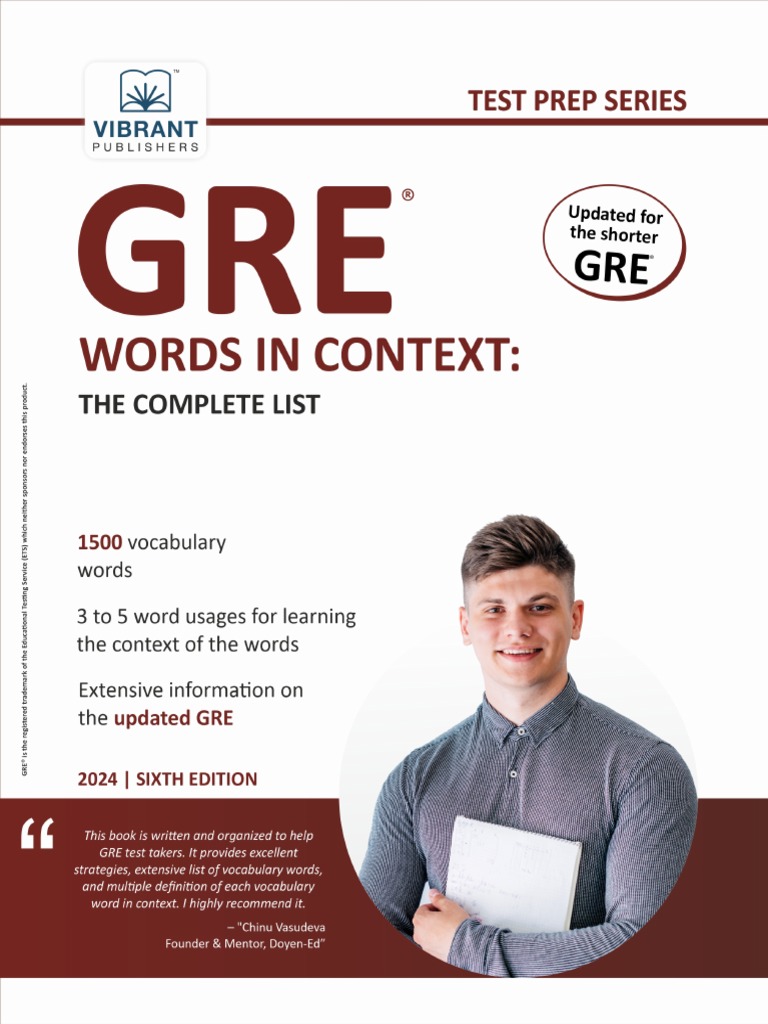GRE Complete List - 2024 - Sample | PDF | Graduate Record Examinations ...