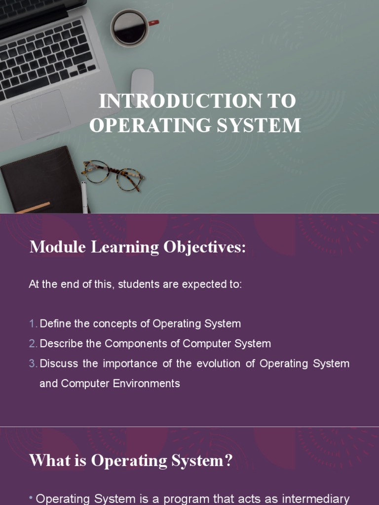 Introduction To Operating System | PDF | Operating System | Programming Introduction To Operating System | PDF | Operating System | Programming