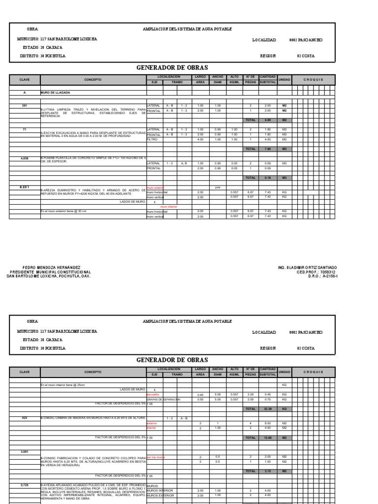 Generador de Obra | PDF | Material compuesto | Ingeniería estructural