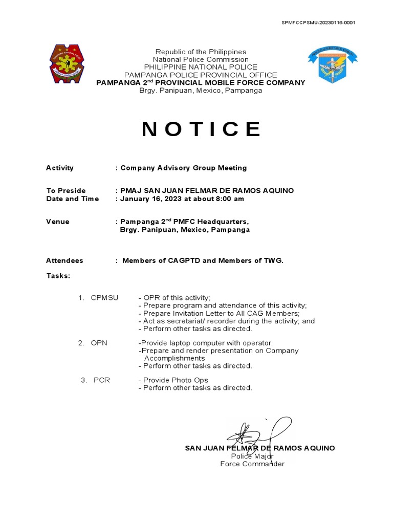 Notice and Programme January and February | PDF | Government | Law ...