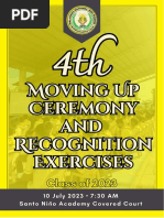 Editable Graduation Program Template | PDF
