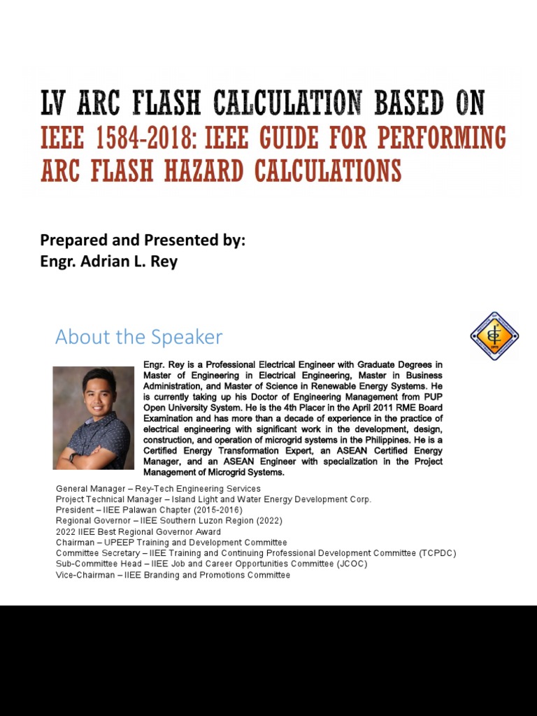 Arc Flash Palawan | PDF | Electric Arc | Electricity