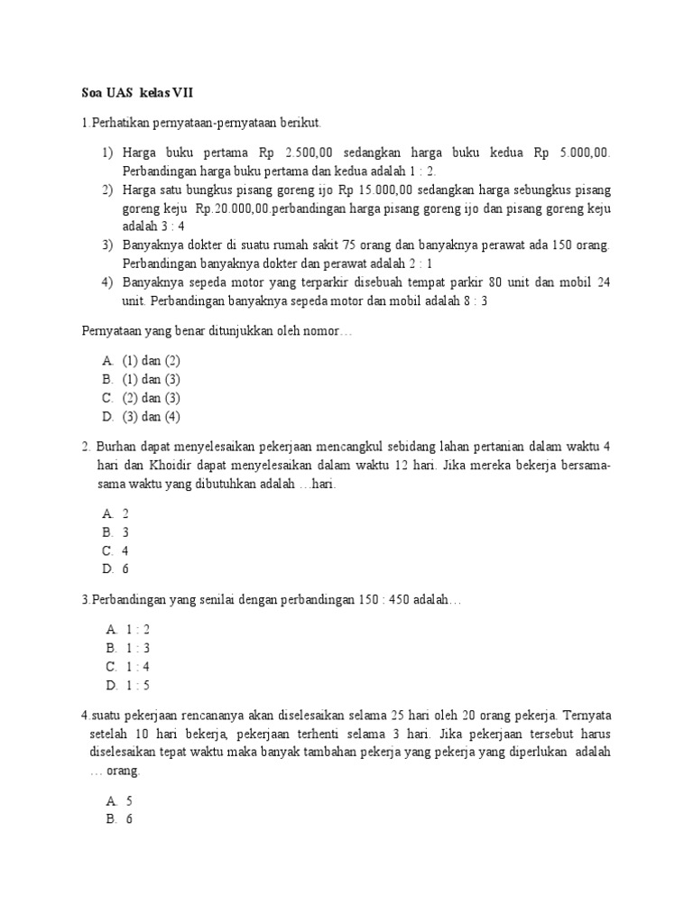 Soal Mid Semester | PDF