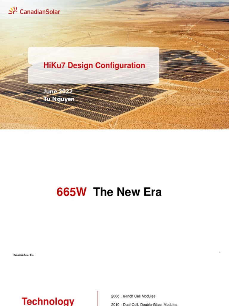 Canadian Solar HiKu7: High-Efficiency Solar Modules | PDF | Solar Panel ...