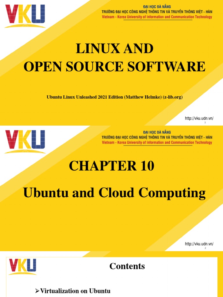 C10. Ubuntu and Cloud Computing | PDF | Virtual Machine | Cloud Computing