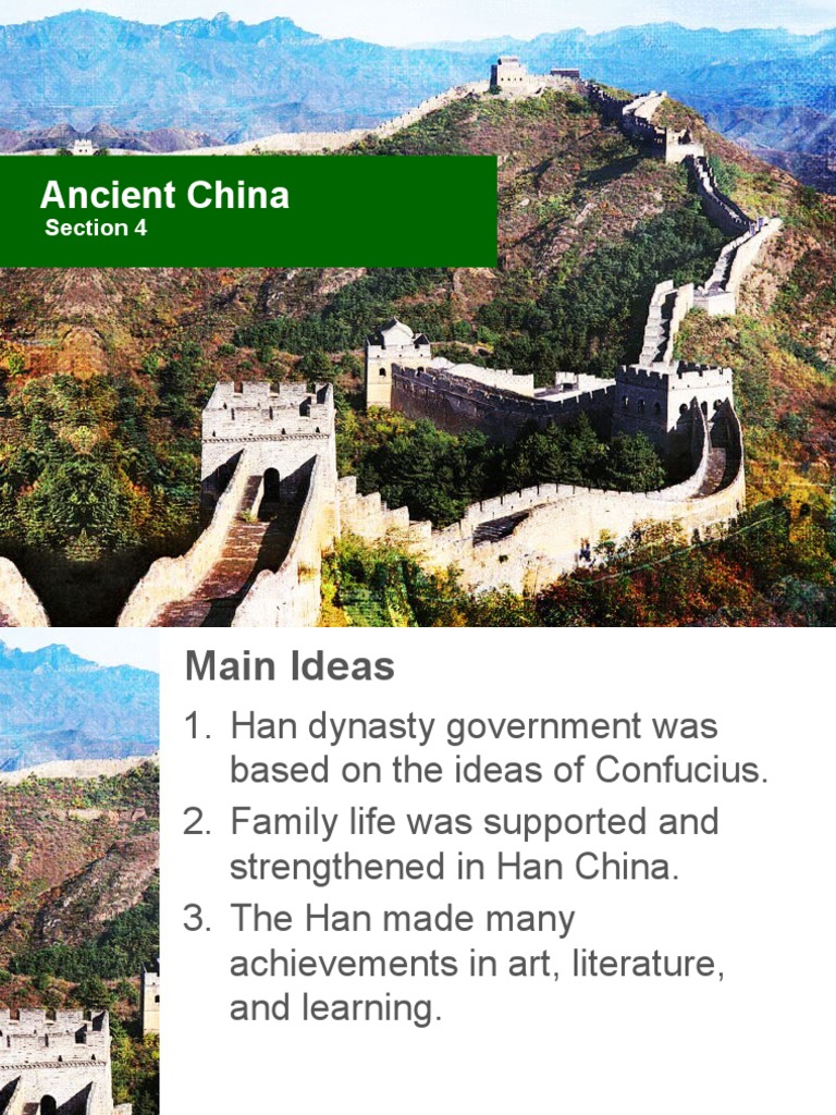 Ancient China Section 4 | PDF | Han Chinese | Han Dynasty