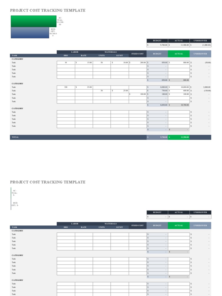 IC Project Cost Tracking 11114 | PDF