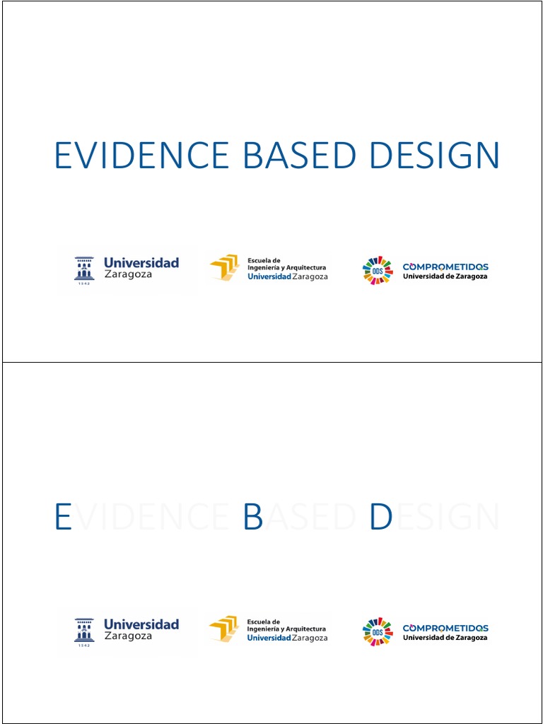 Evidence Based Design | Descargar gratis PDF | Inteligencia | Ciencia cognitiva